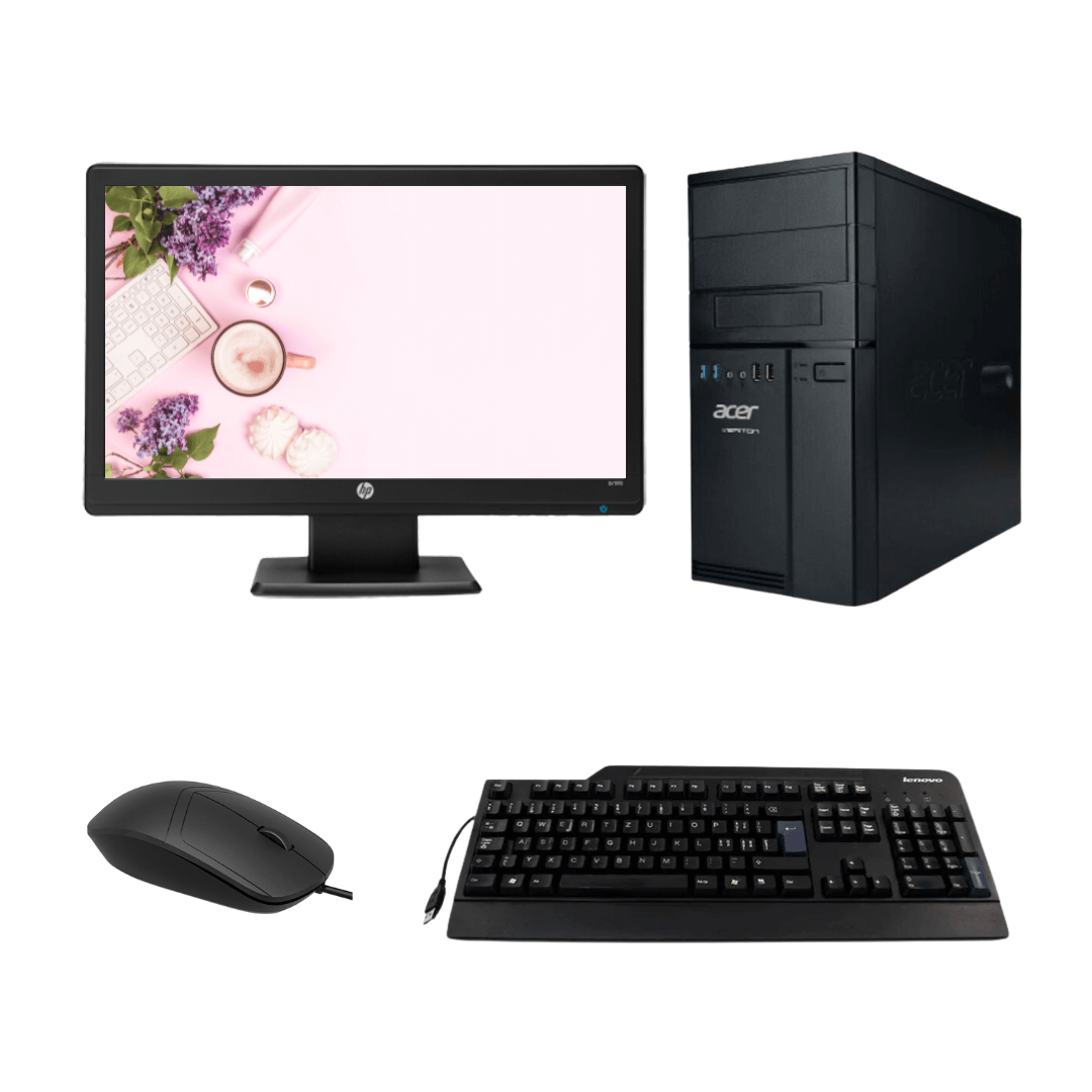 Renewed Acer Veriton i5 Desktop PC Bundle – Full Set Deal – Laptomart